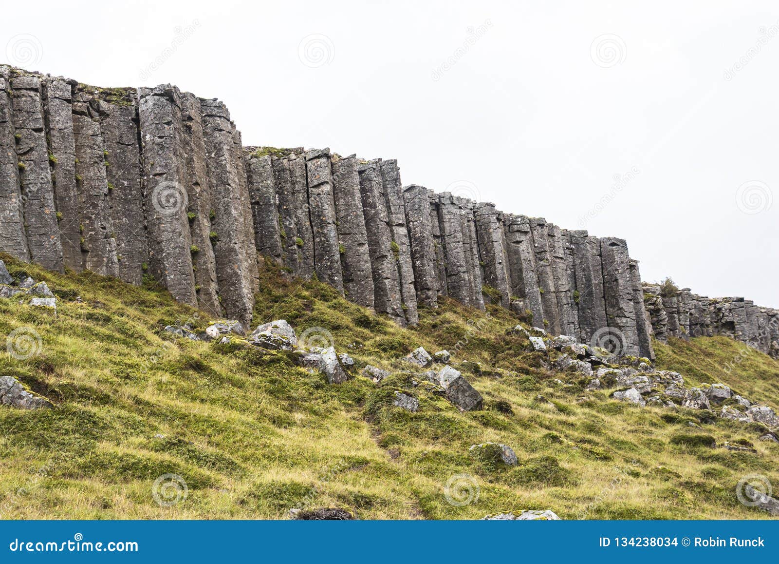 Impressive Basalt Rock Formations on Snaefellsnes, Iceland Stock Photo ...