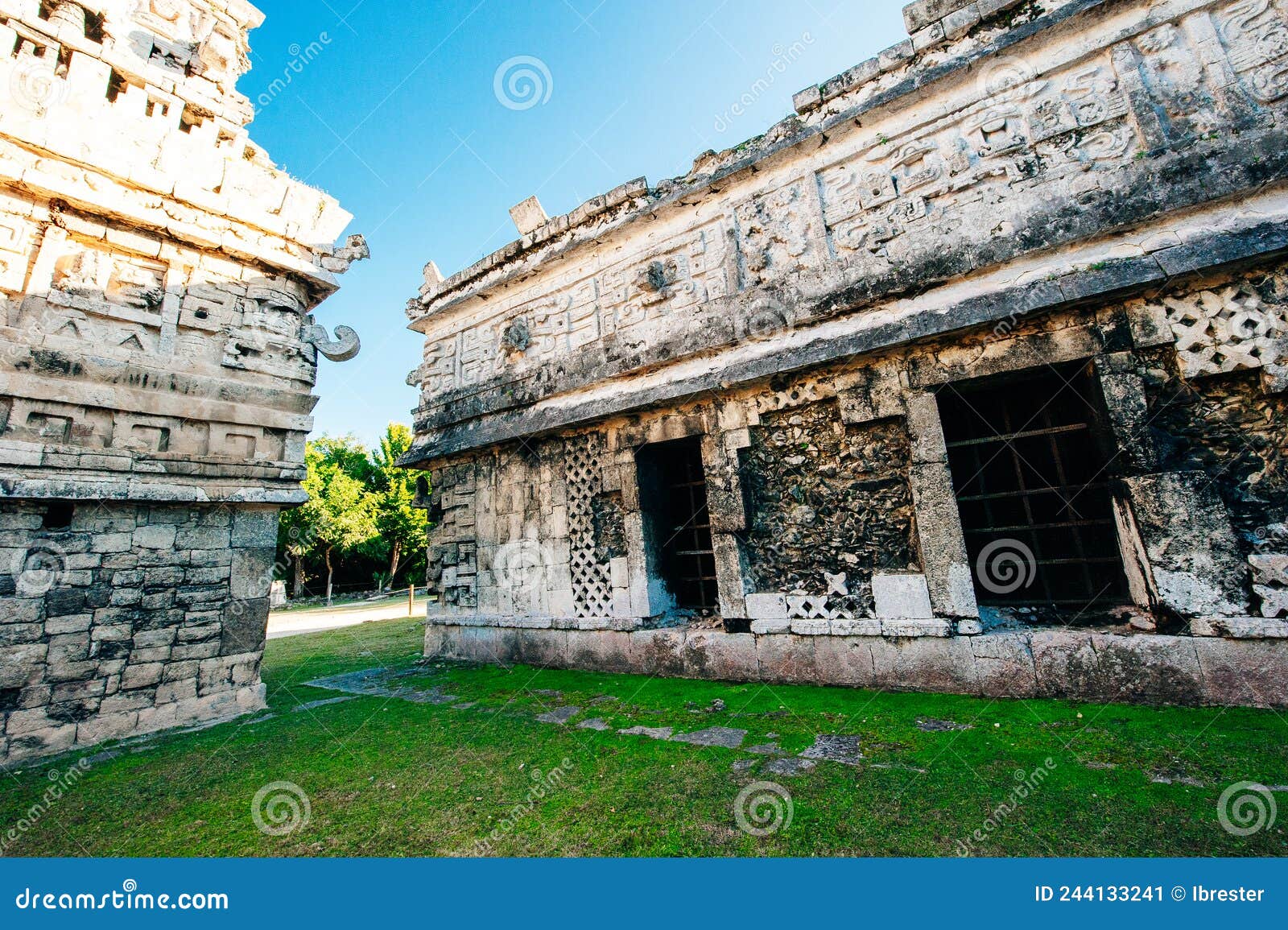 Impressive Chichen Itza Maya Pyramid Called El Castillo, Mexico Stock ...