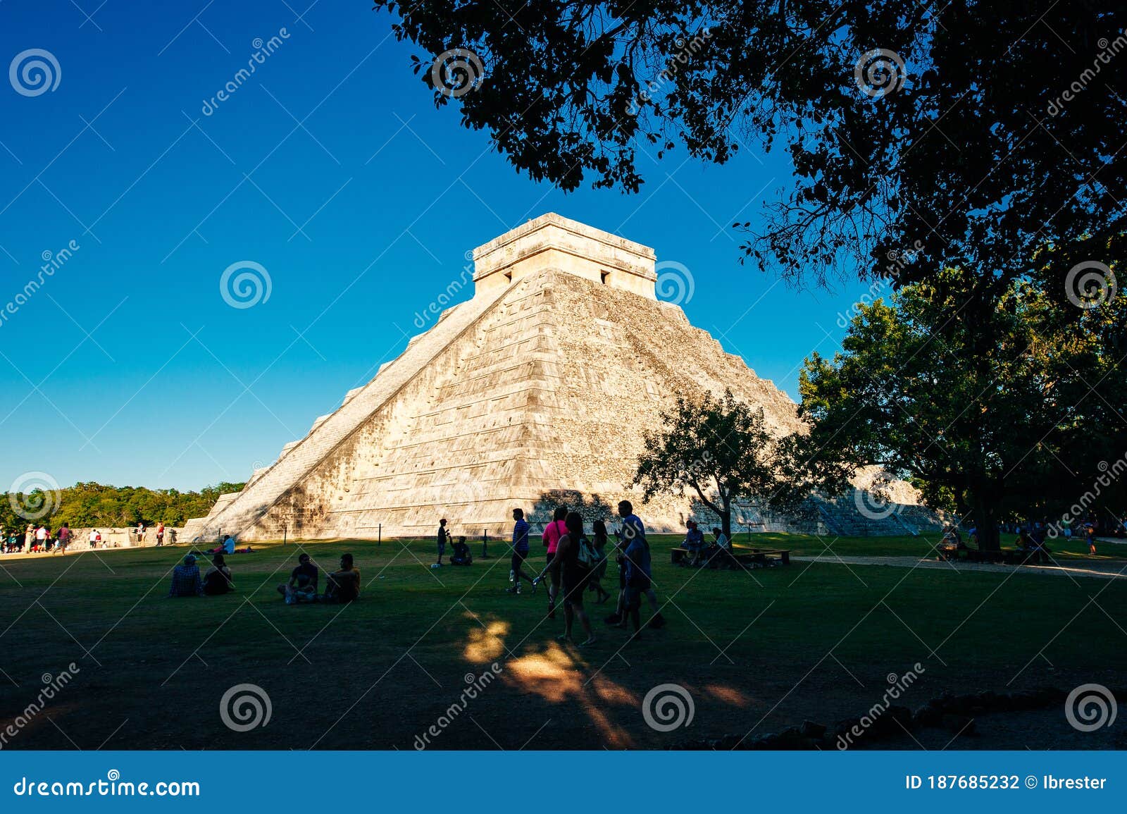 Impressive Chichen Itza Maya Pyramid Called El Castillo, Mexico - June ...
