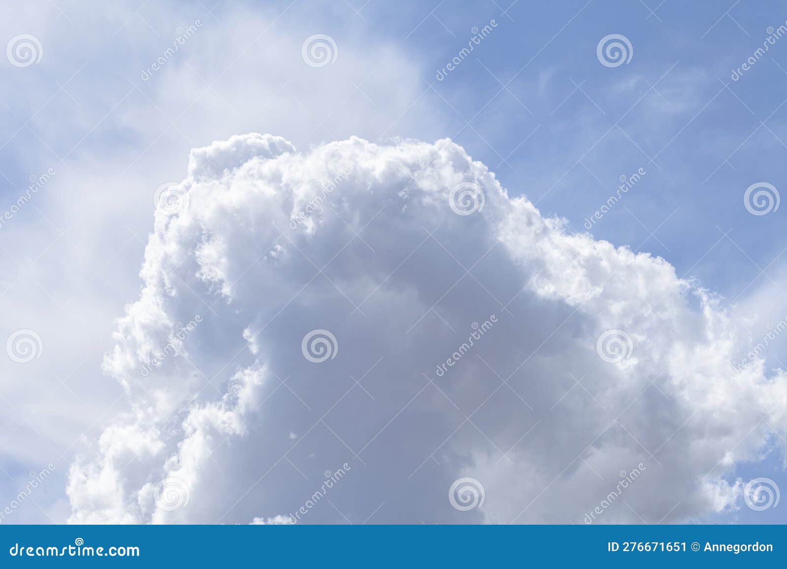 Impressive Clouds on a Blue and Sunny Day Stock Image - Image of ...