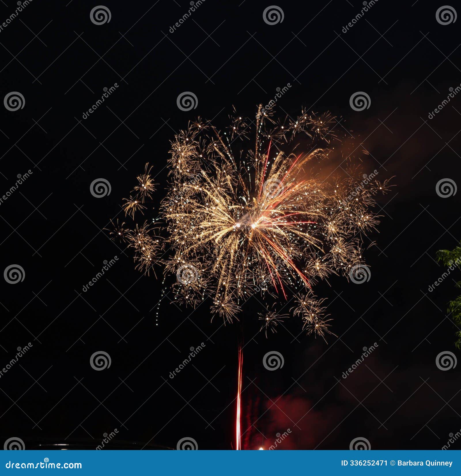 Fireworks Display Lighting Up the Night Sky for Celebrations Stock ...