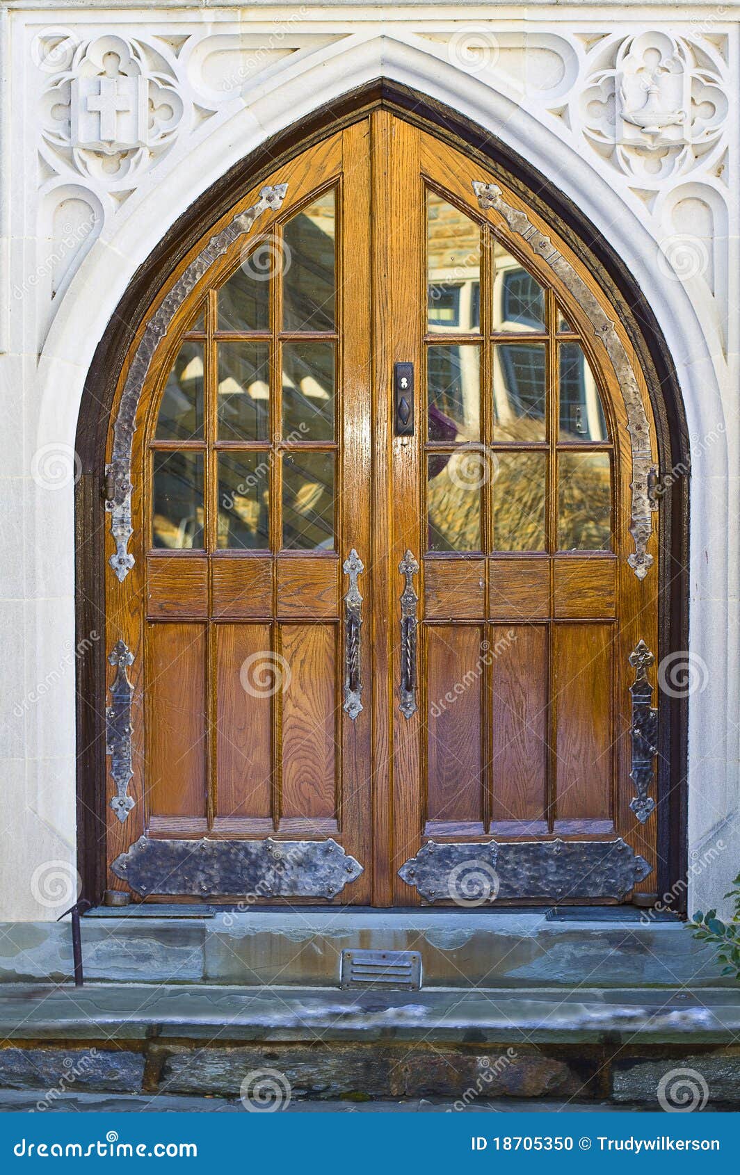 Impressive Doors stock photo. Image of marble, arched - 18705350