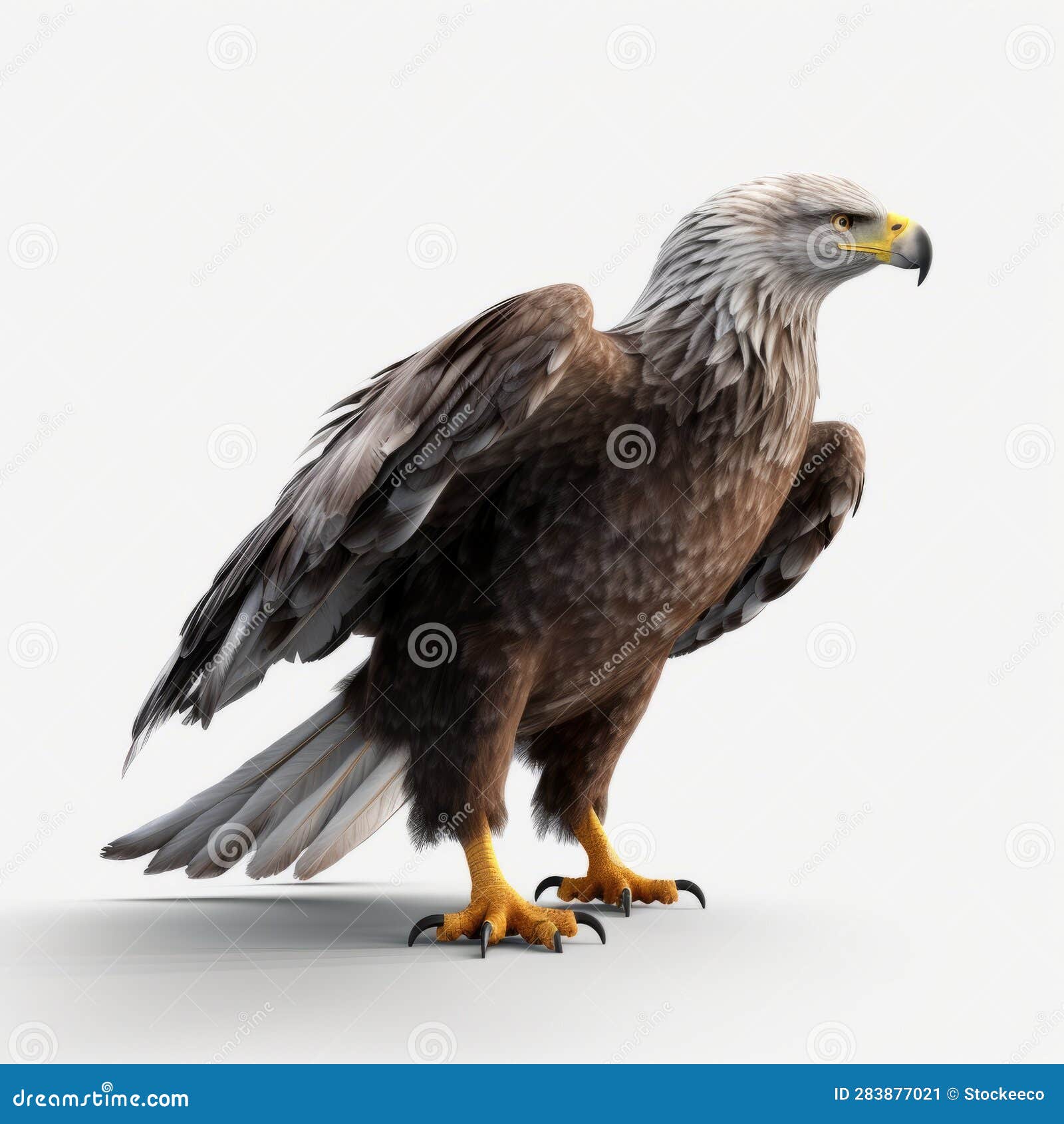 Impressive Eagle Illustration in Pixar Style - Hyper-realistic 8k Uhd ...