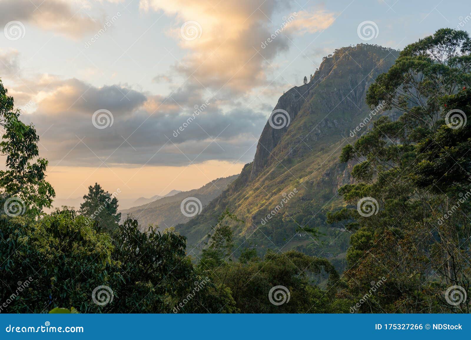 Impressive Ella Rock during Sunrise Stock Photo - Image of range, peak ...