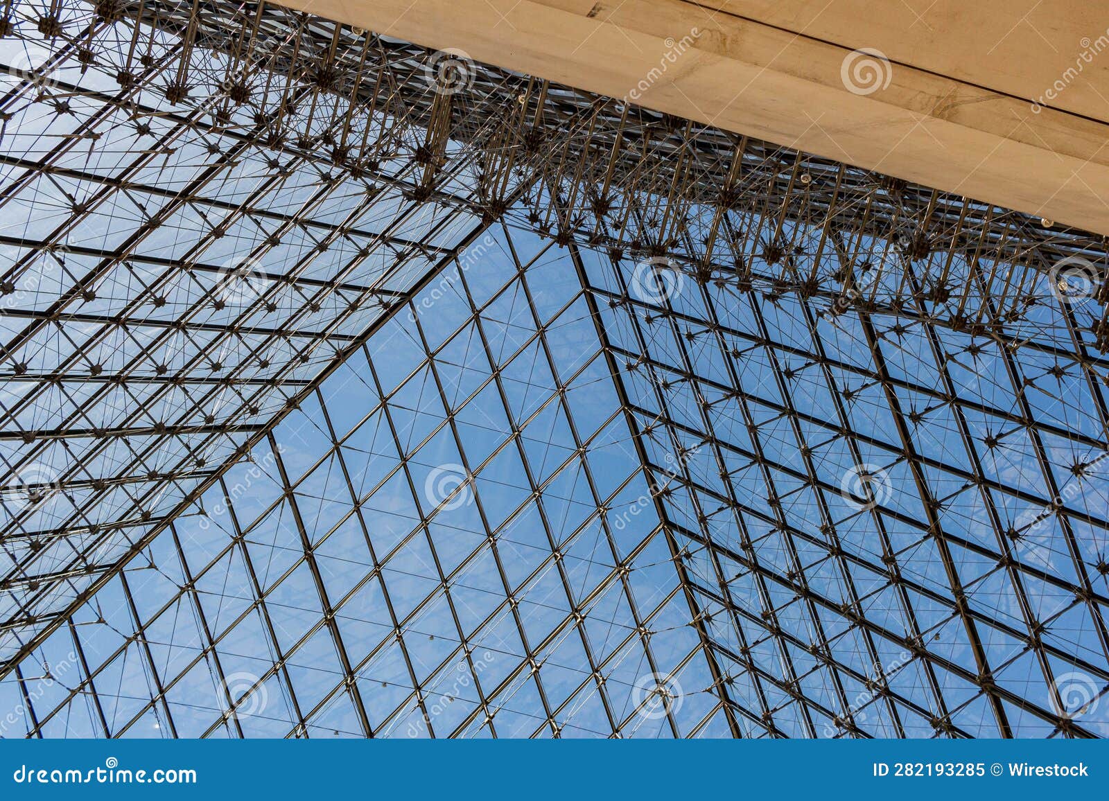 Impressive Glass Pyramid Structure Stands Tall Against the Backdrop of ...