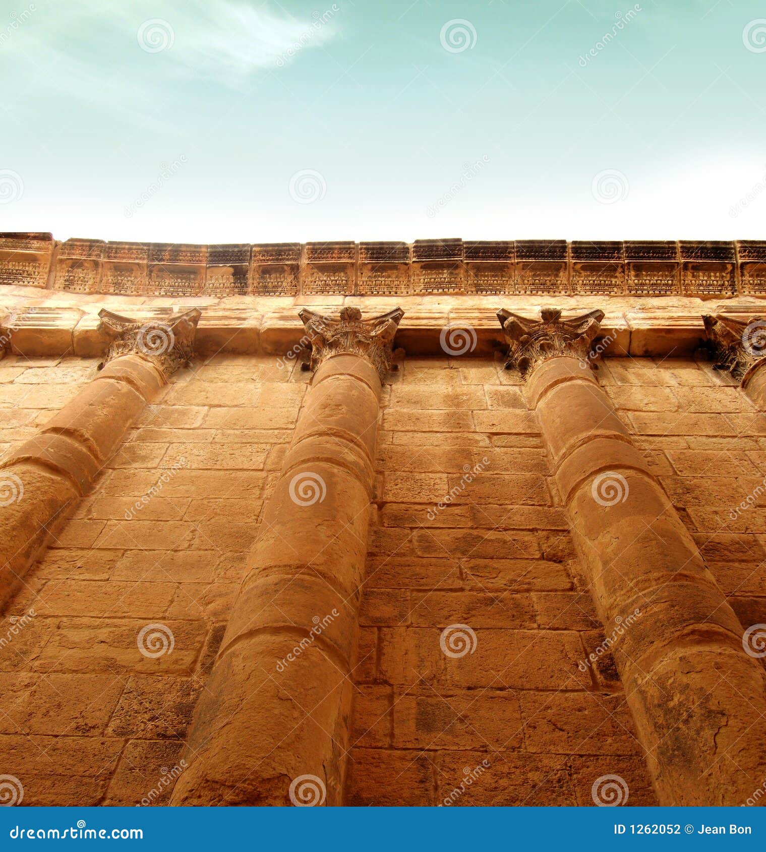 Impressive greek wall stock photo. Image of italy, impressive - 1262052