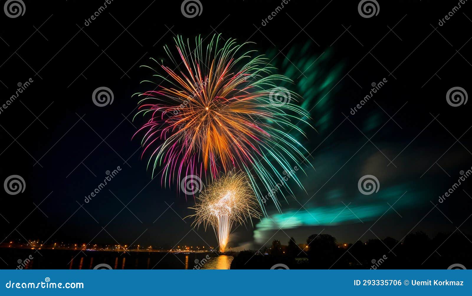 Sparkling Night: the Magnificent Fireworks Display on New Year S Eve ...