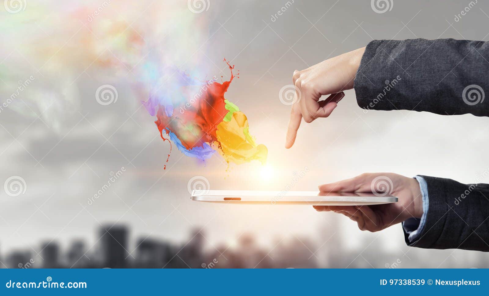Impressive Multimedia Technologies Stock Image - Image of tablet ...