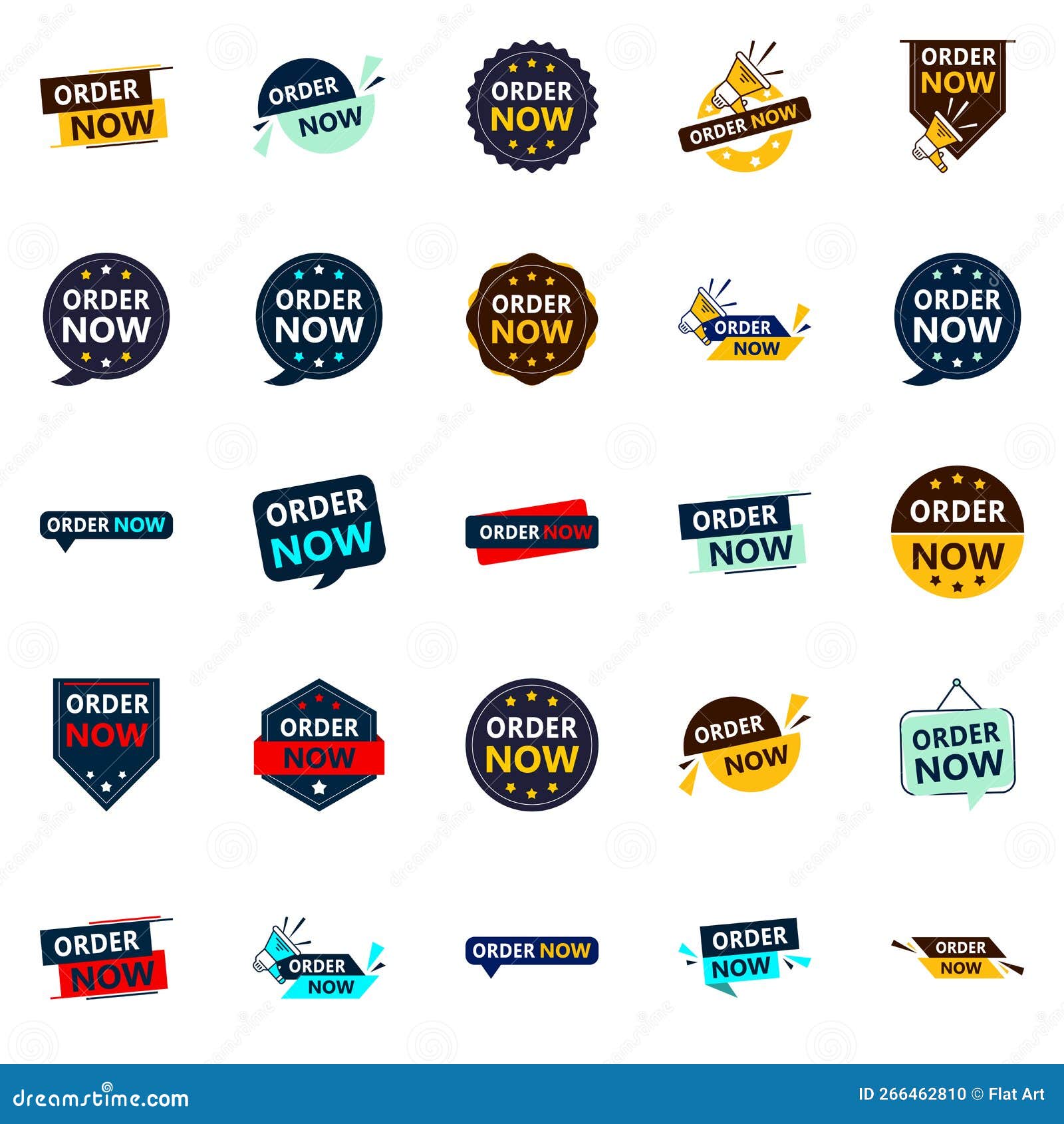 25 Impressive Order Now Banners To Help You Stand Out Stock Vector ...