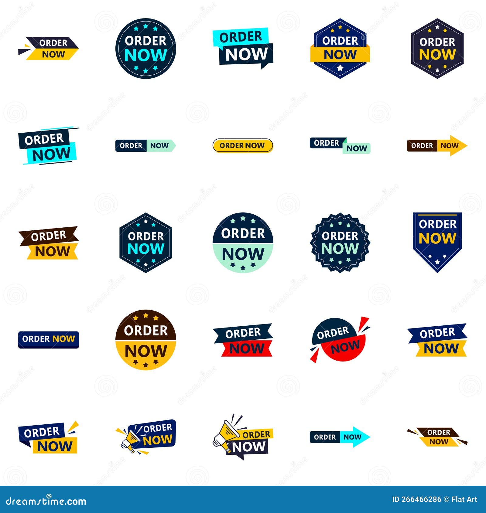 25 Impressive Order Now Banners To Help You Stand Out Stock Vector ...