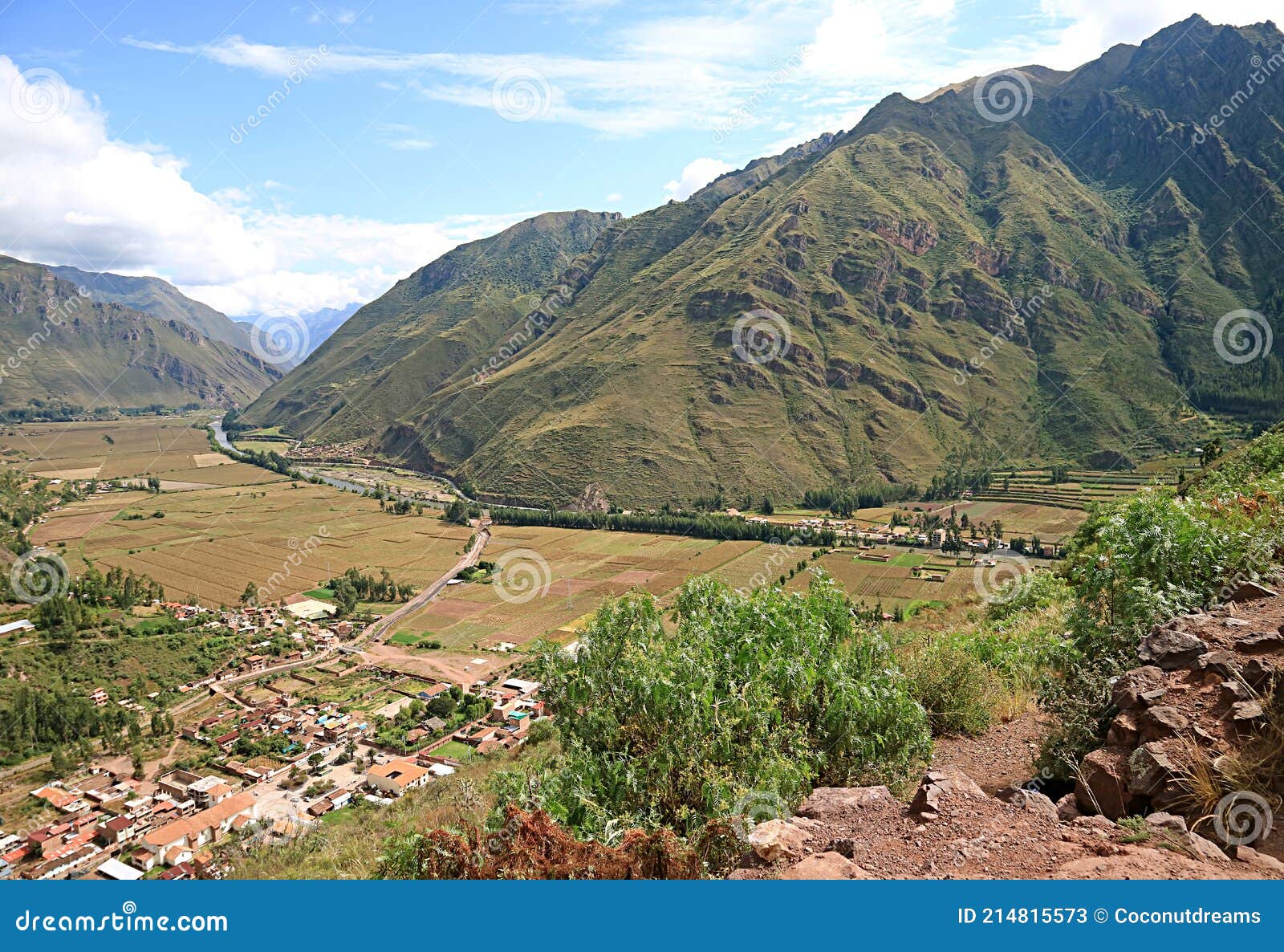 Impressive Panoramic View of Cusco Region Countryside, the Sacred ...