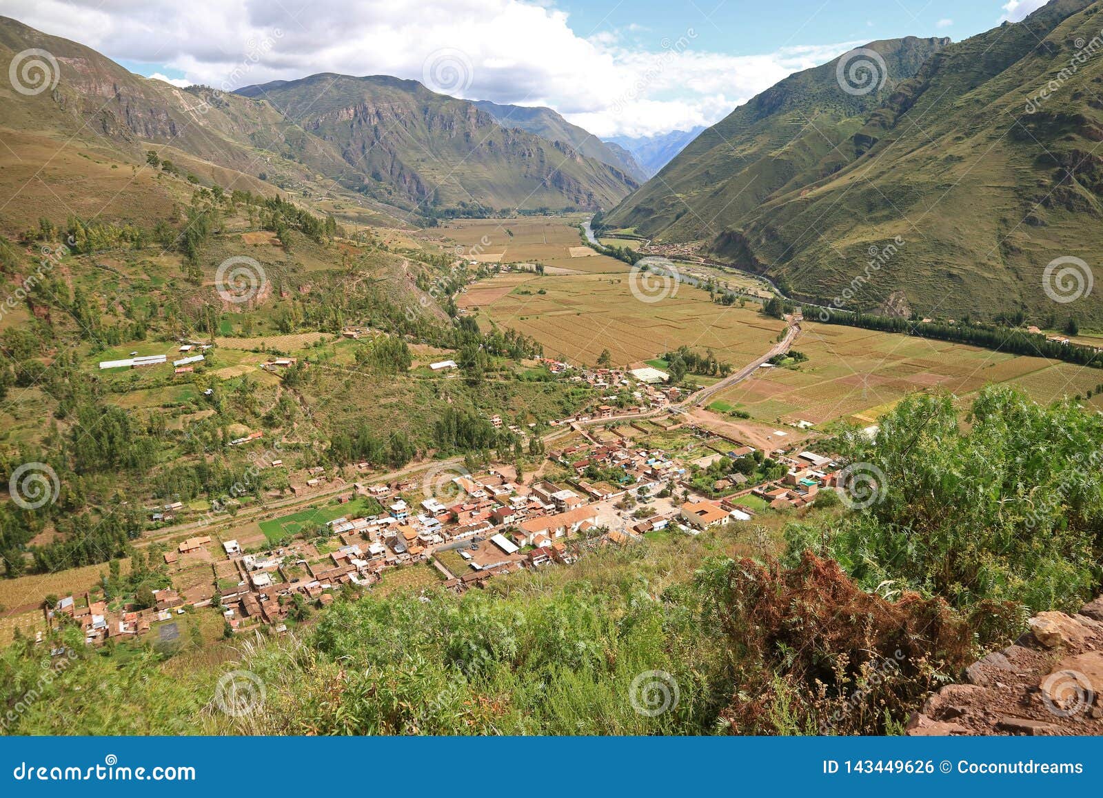 Impressive Panoramic View of Cusco Region Countryside, the Sacred ...