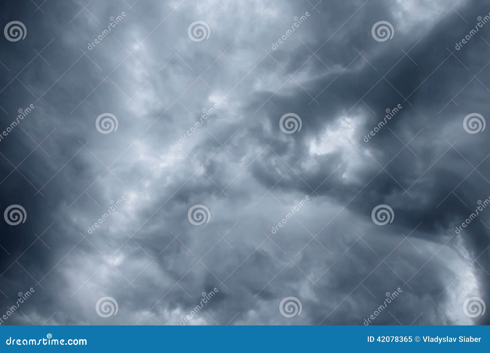 Impressive Pattern of Clouds before Rain Stock Image - Image of nature ...