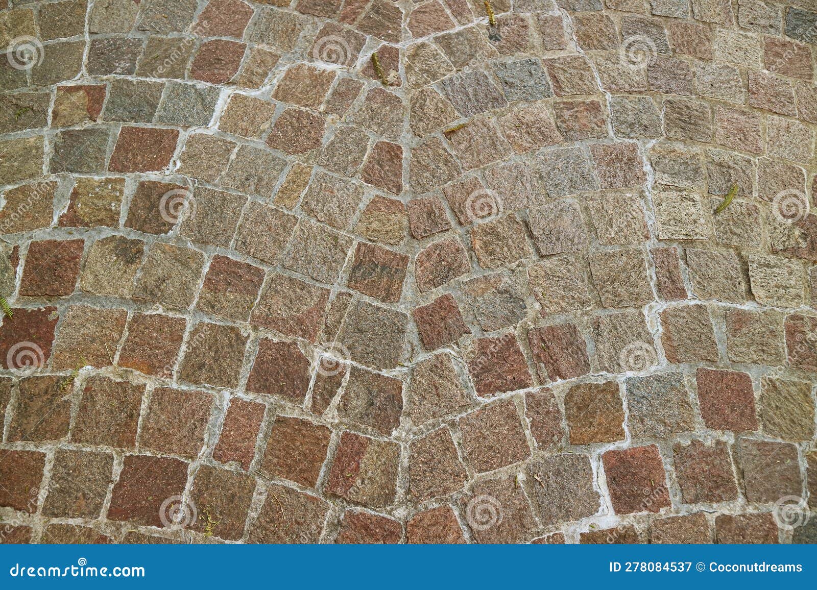 Impressive Pattern of a Stone Path in the City Stock Image - Image of ...