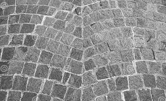 Pattern of a Stone Path in Monochrome Stock Image - Image of gray ...