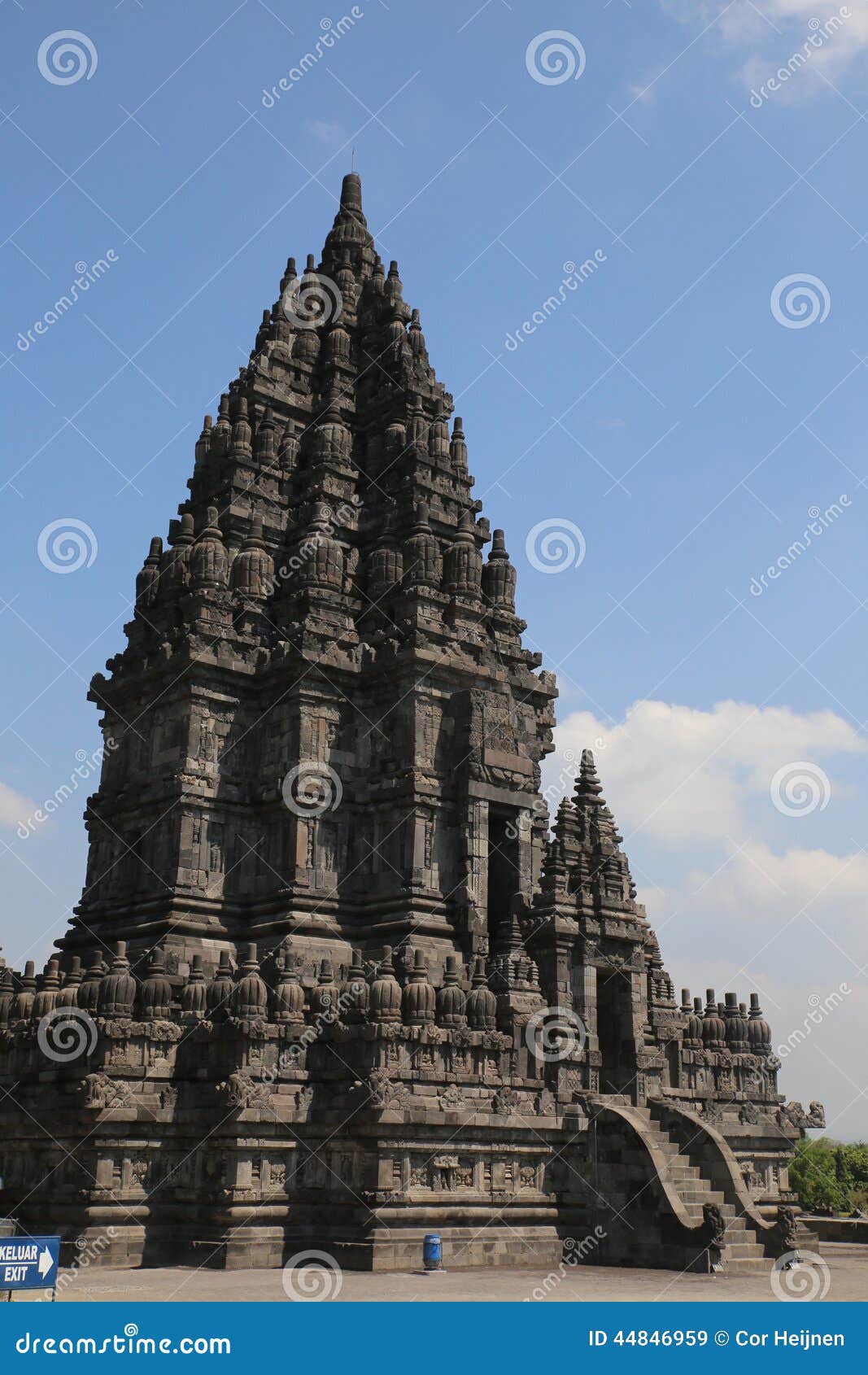 The Impressive Prambanan Hindu Temple Complex Stock Image - Image of ...