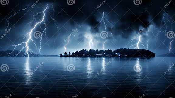 Impressive Showcase of Intense Lightning in a Dramatic Outdoor ...