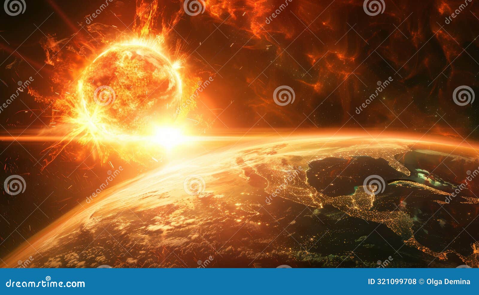 Impressive Solar Activity With Flares And Magnetic Storms On The Sun's ...