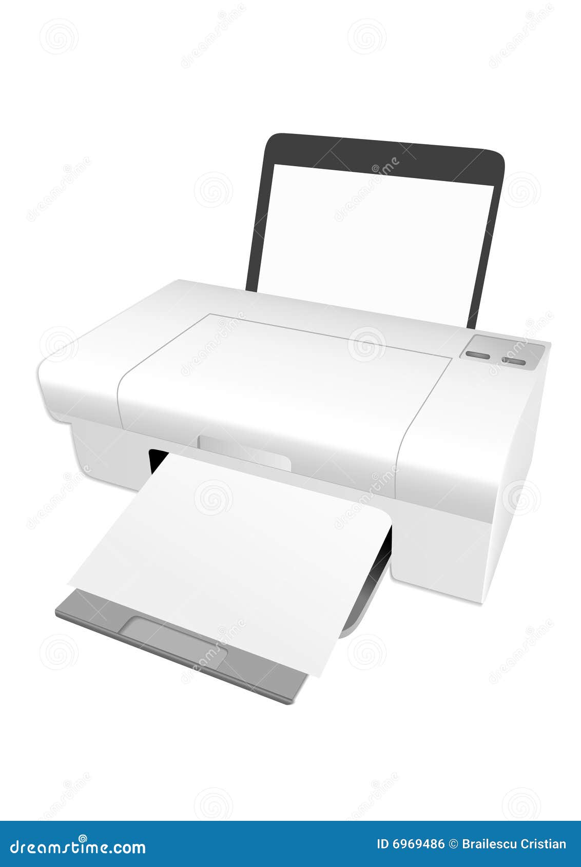 Imprimante illustration de vecteur. Illustration du copieur - 6969486