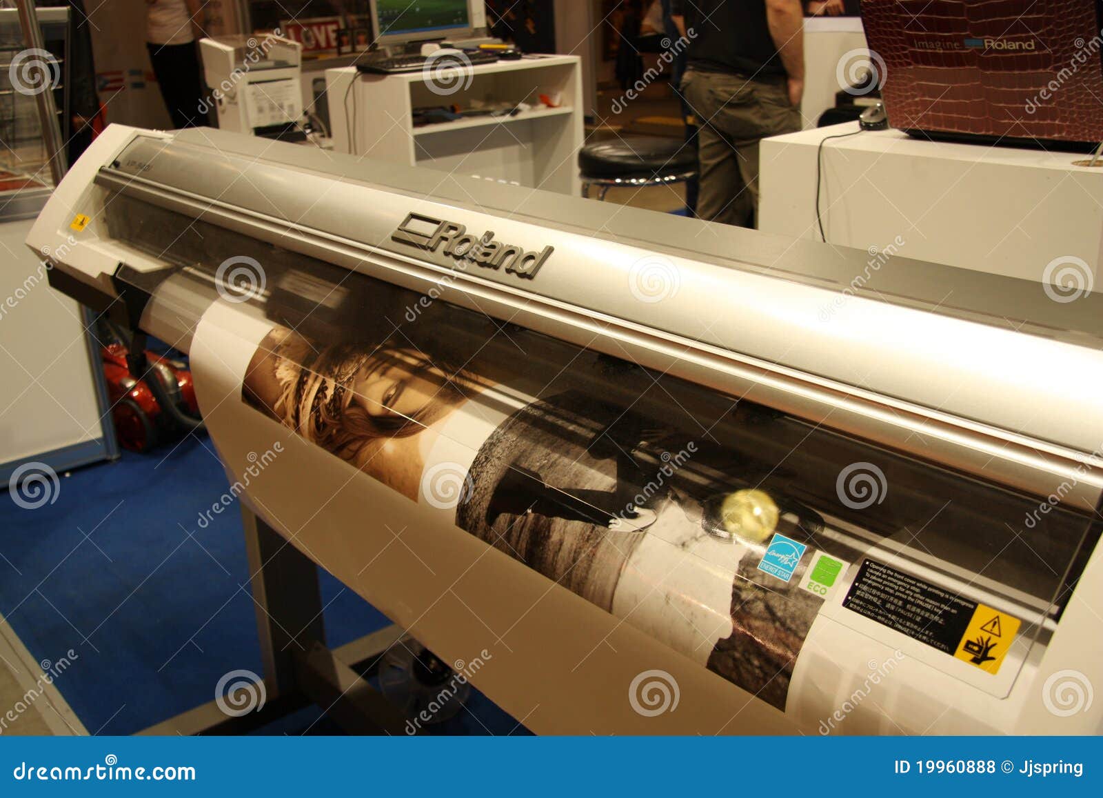 Imprimante De Digitals De Grand Format - Roland Photo stock éditorial ...