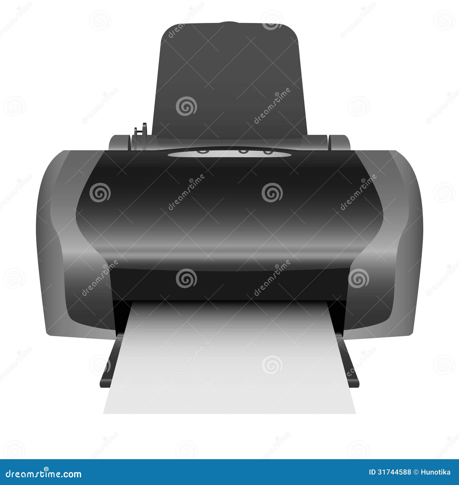 Imprimante Illustration illustration stock. Illustration du blanc ...