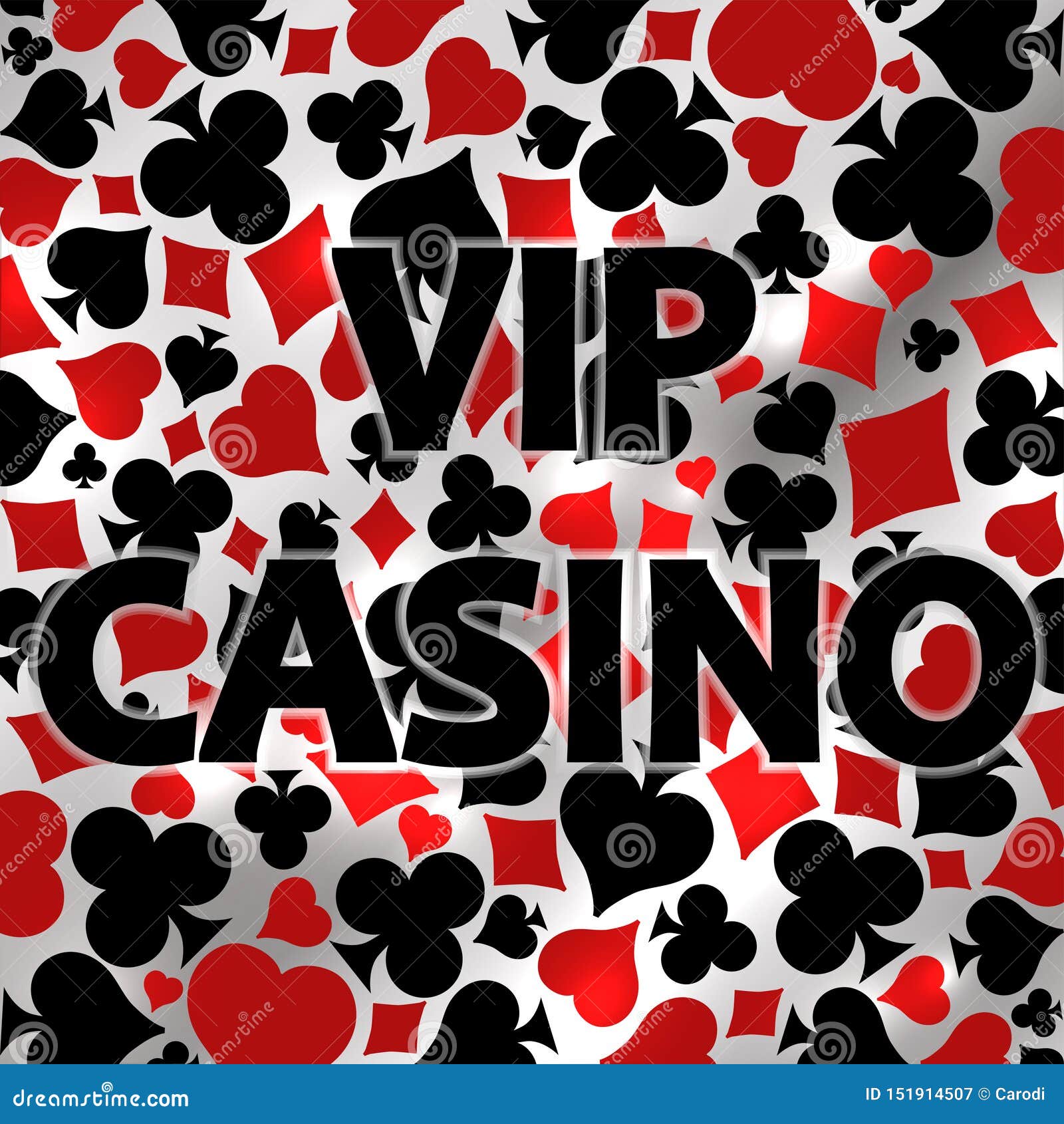 Vip Casino Invitation Card, Vector Stock Vector - Illustration of ...