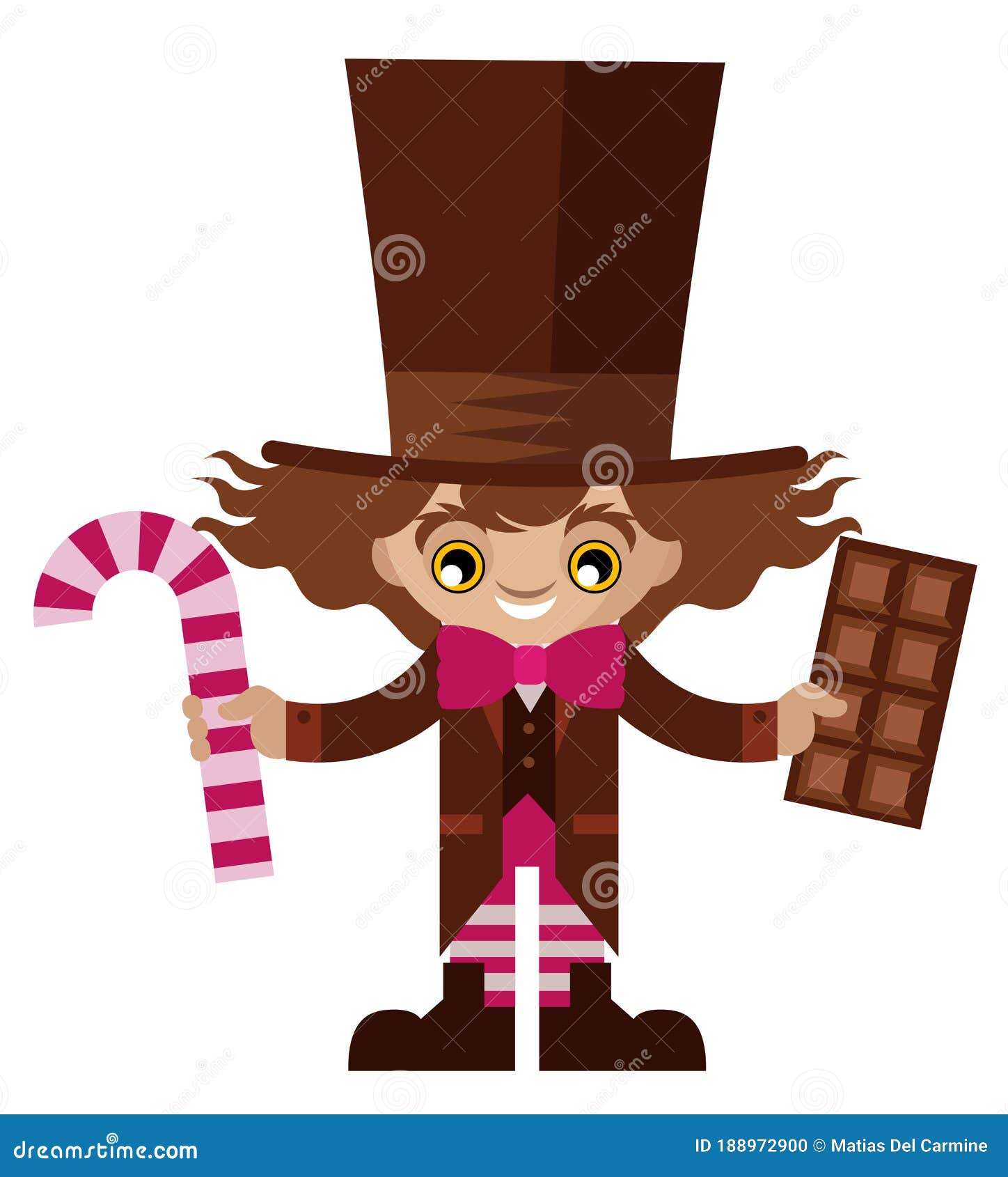 Chocolate Candy Kawaii Happy Man Stock Vector - Illustration of kawaii ...