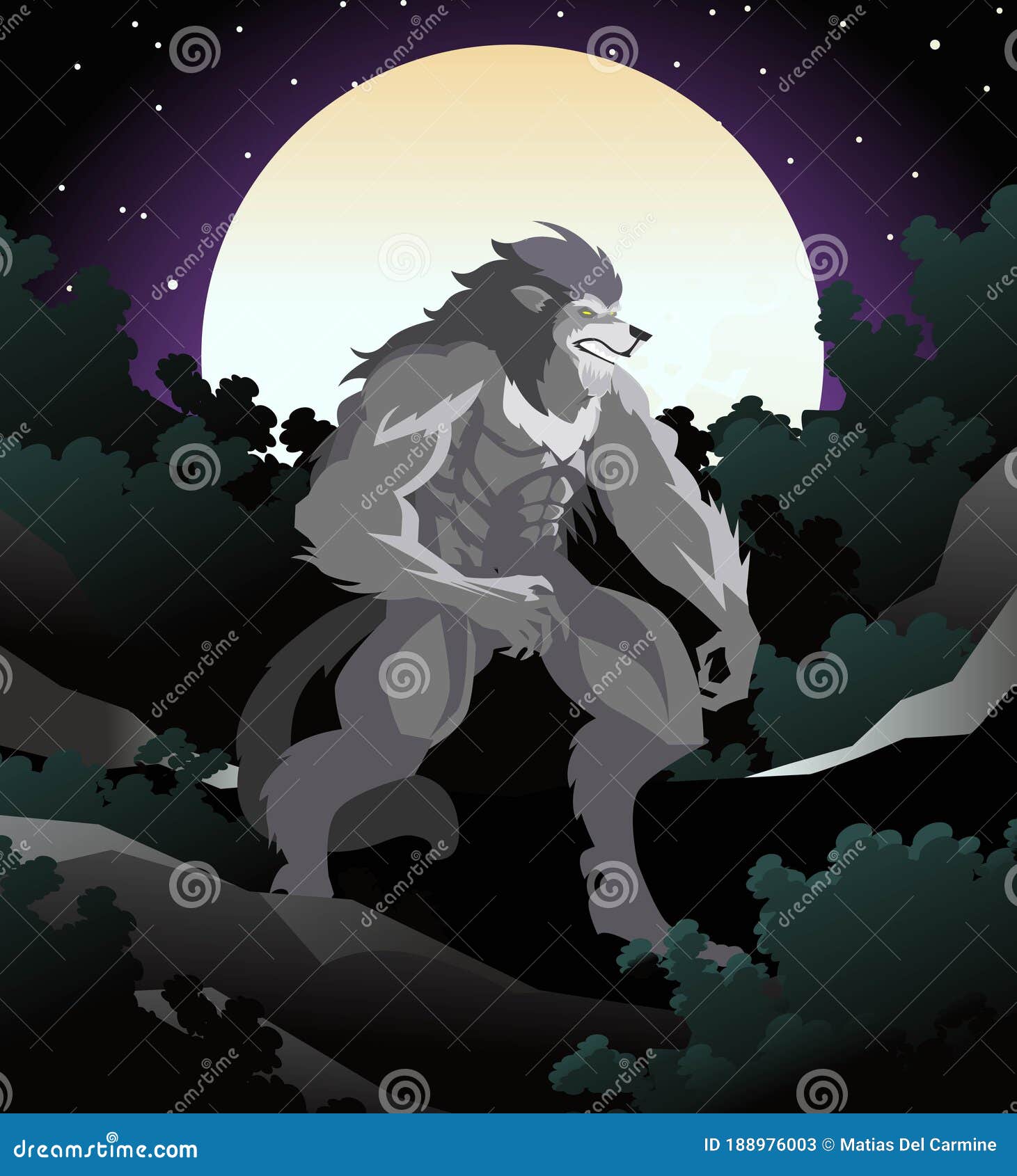 Evil Ape Monster Portait Royalty-Free Illustration | CartoonDealer.com ...