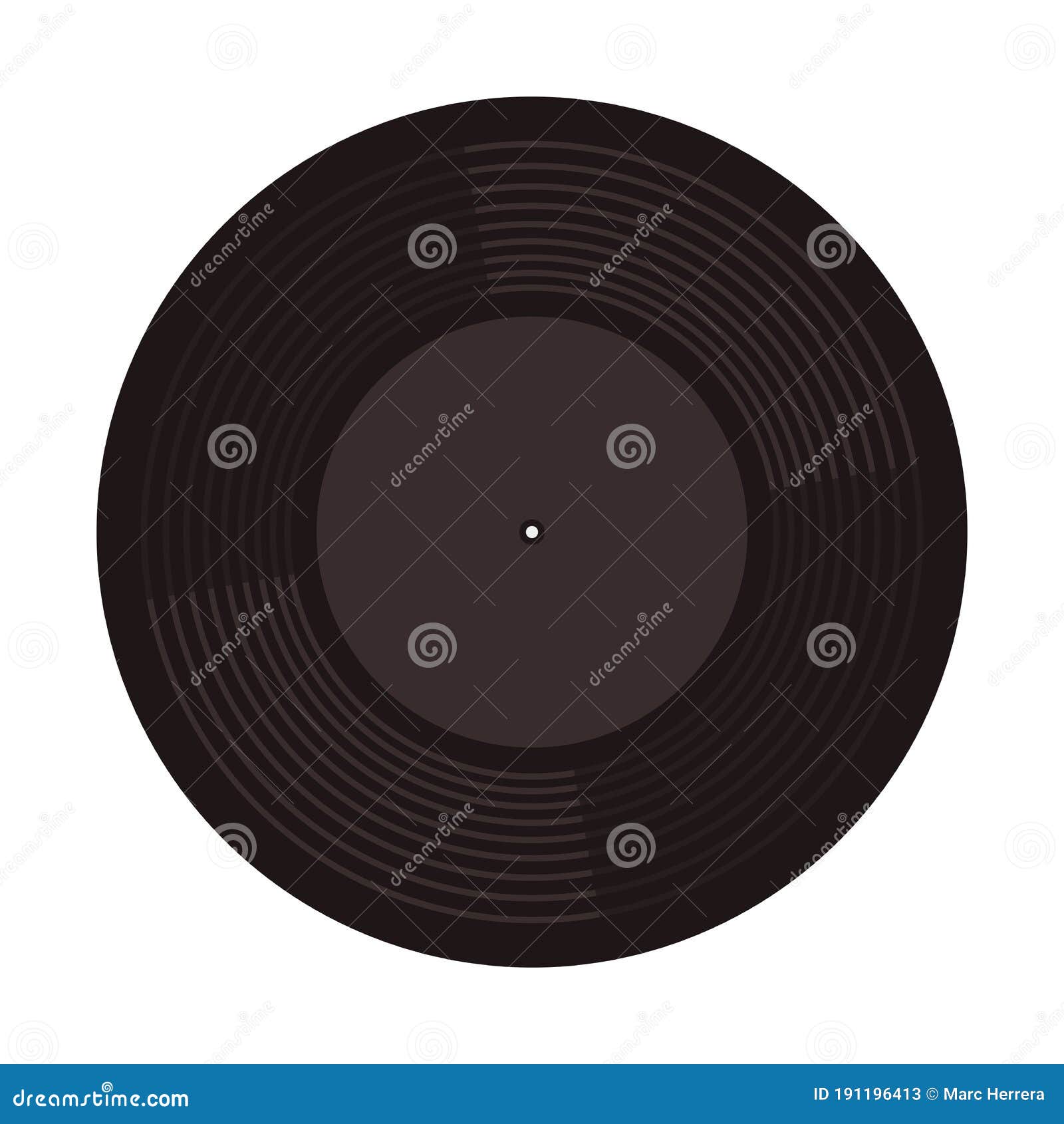 Vintage Music Vinyl Disc Design Stock Vector - Illustration of ...