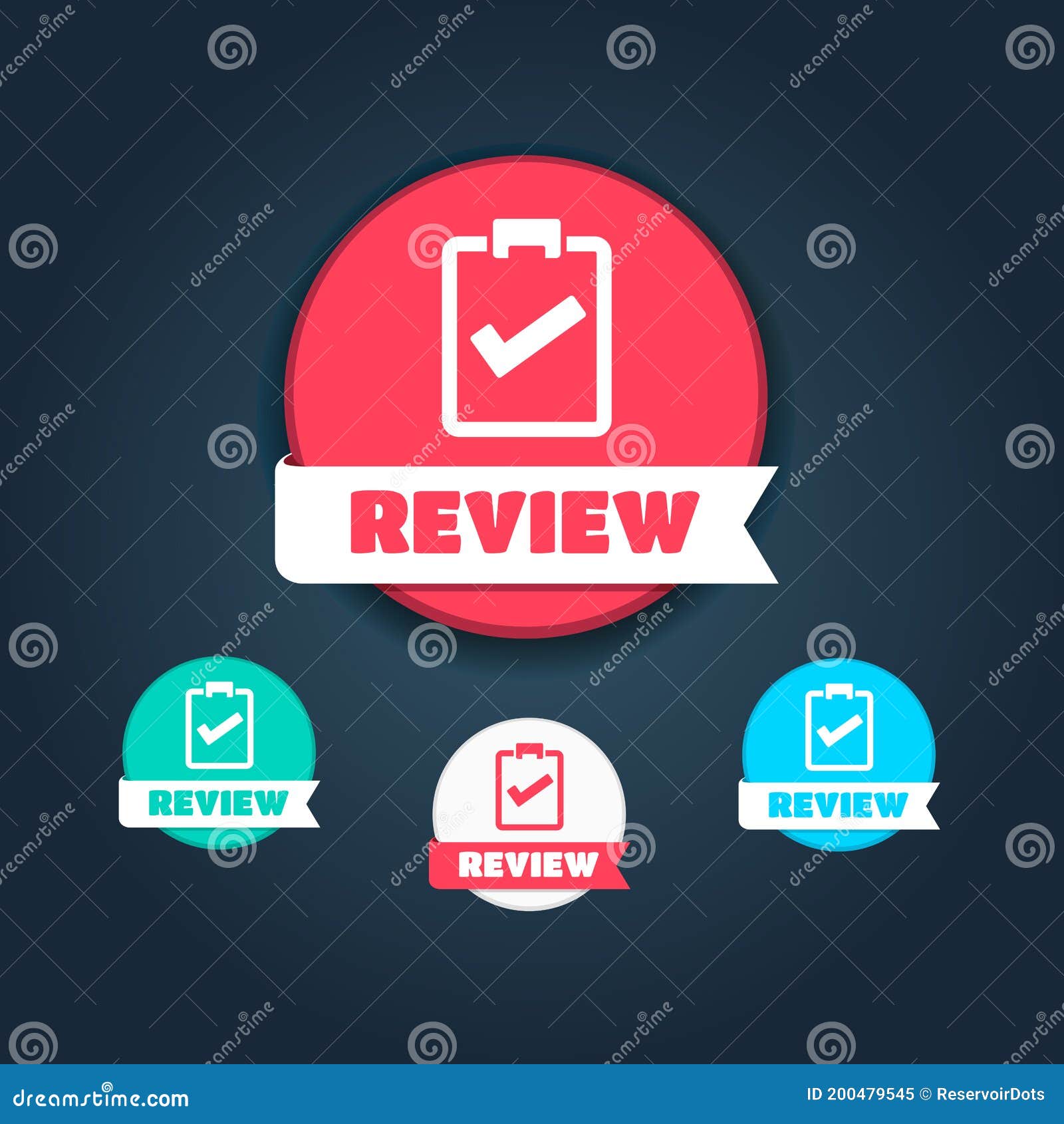 Review Labels Vector stock vector. Illustration of product - 200479545