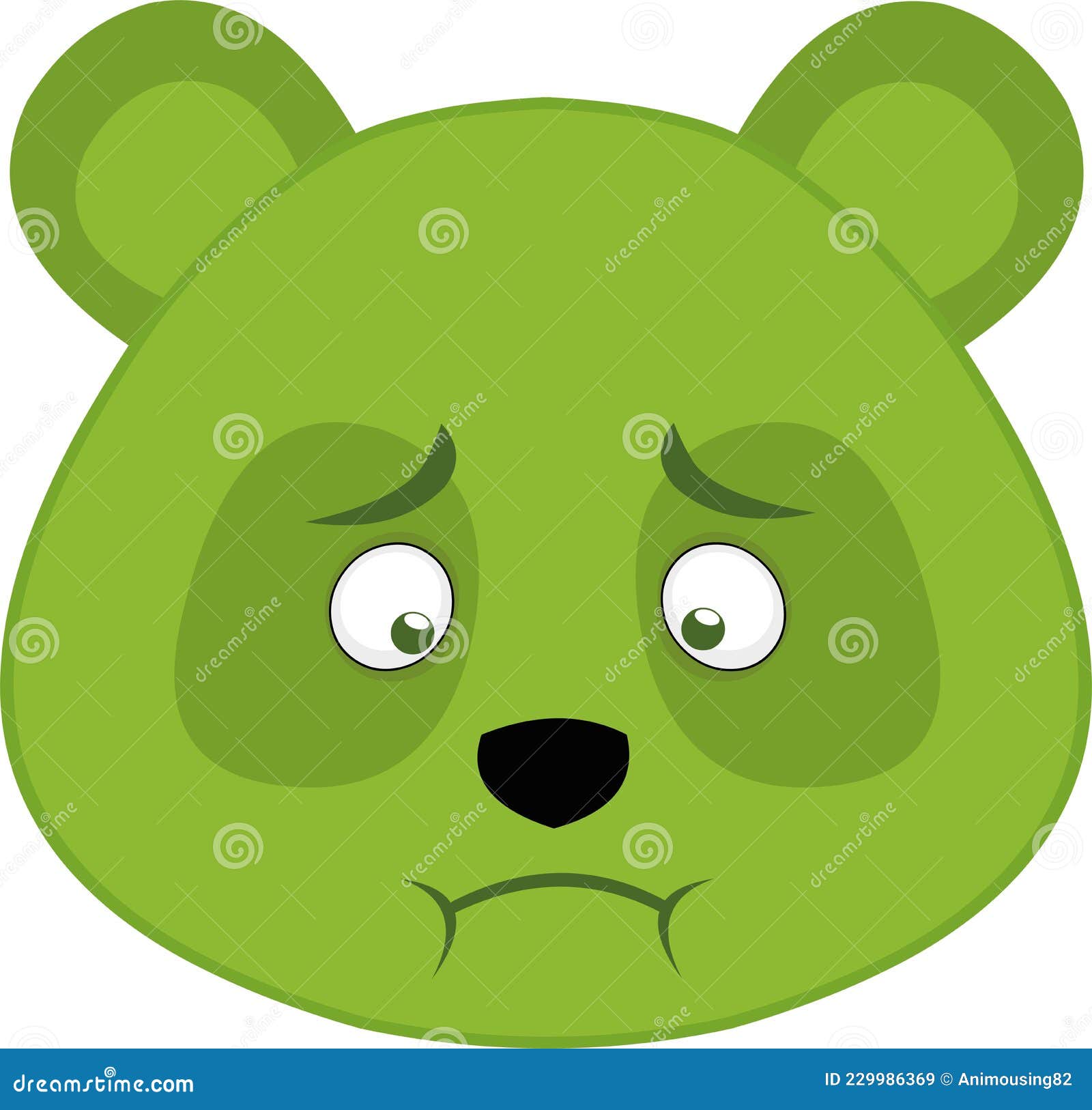 Vomit Face Emoji. Puke Vector Illustration. Retching Cartoon. Vomitus ...