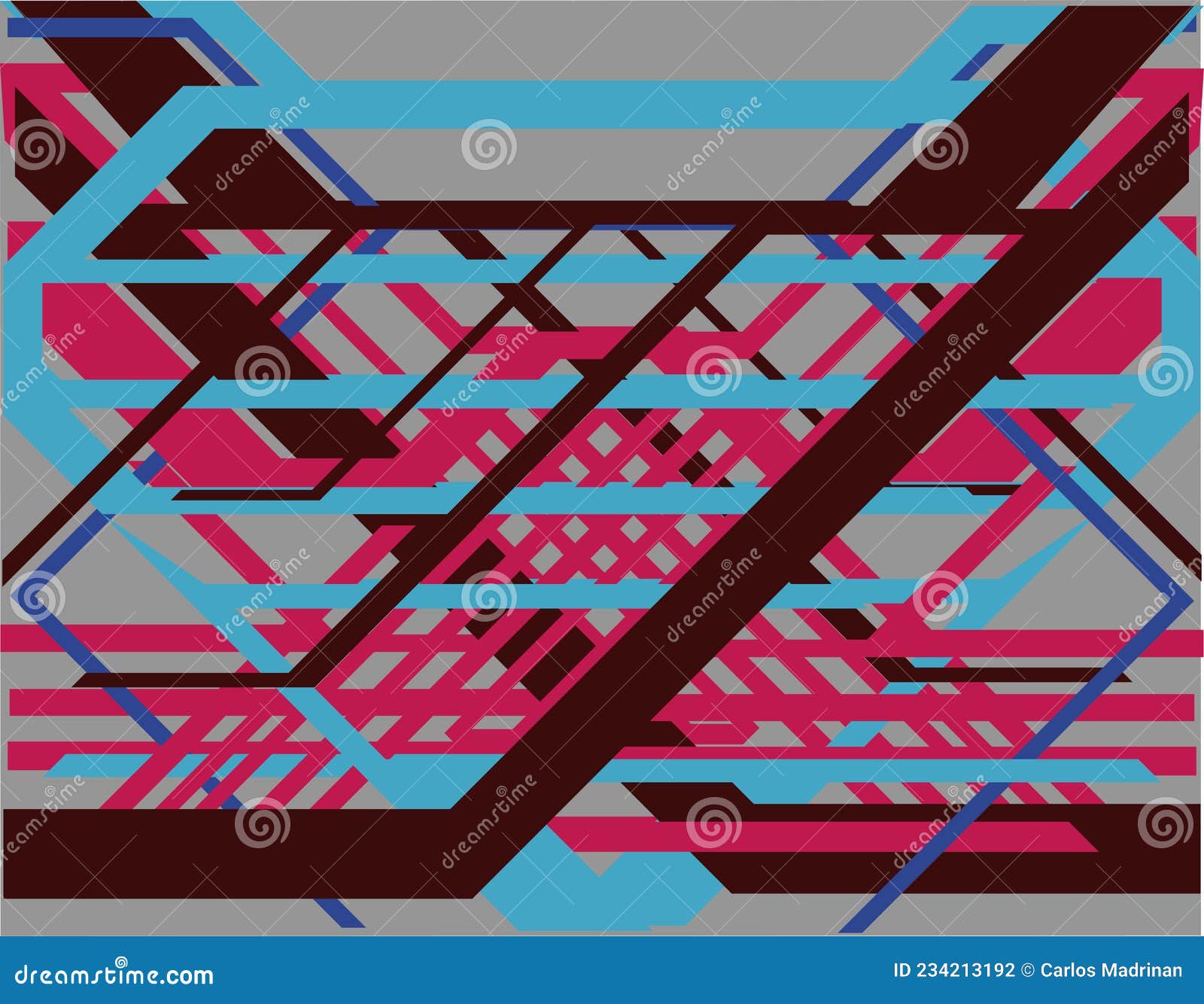 Abstract New Media Pattern Background Based in the All in One Concept ...