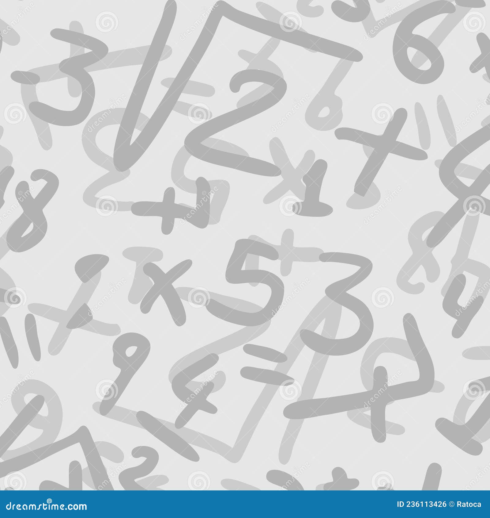 Numbers Abstract Background Stock Vector - Illustration of academic ...