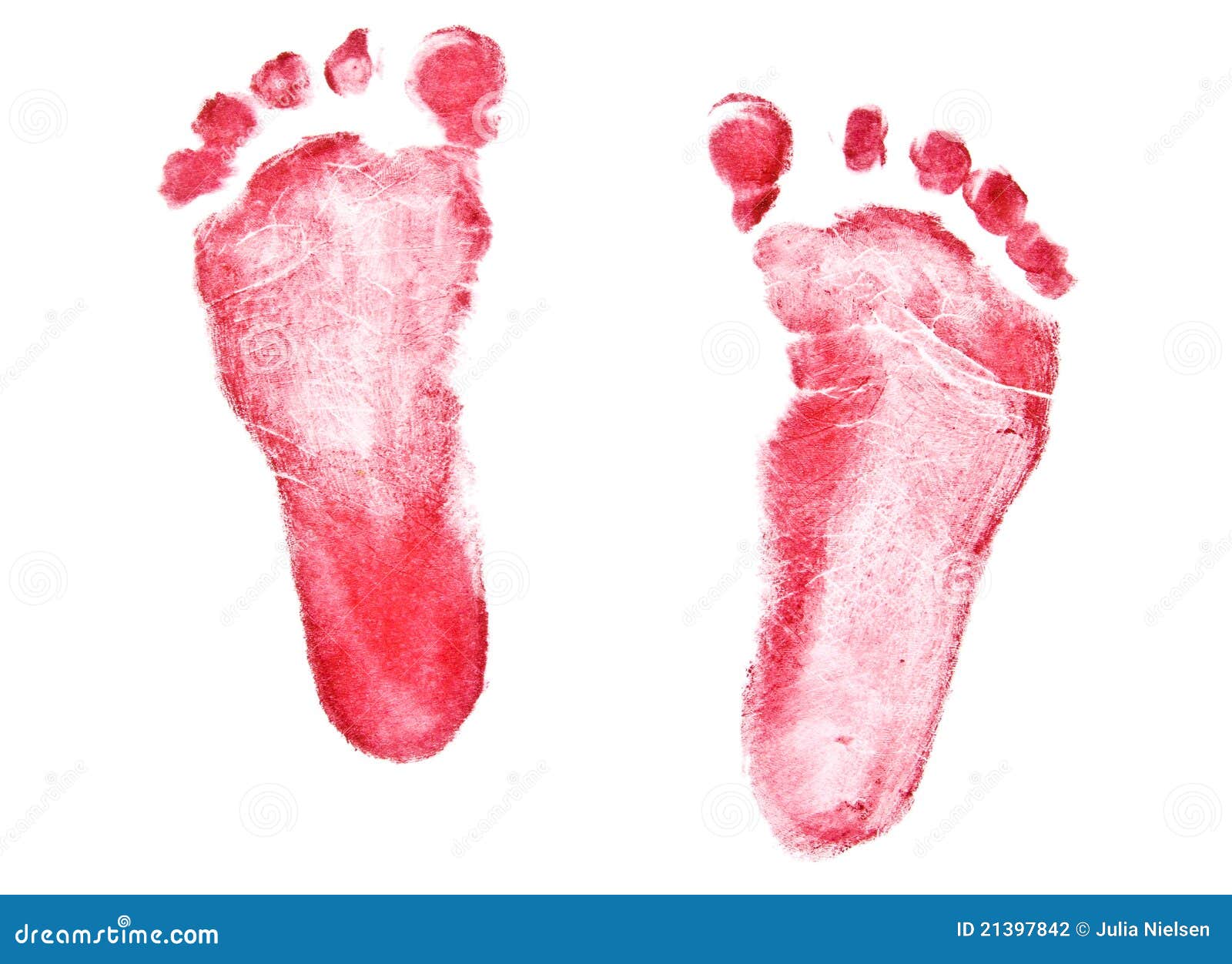 Imprint of baby feet stock photo. Image of baby, child - 21397842