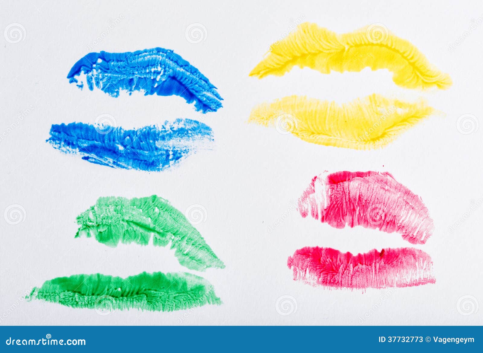 Imprint of lipstick stock image. Image of glamour, cosmetics - 37732773