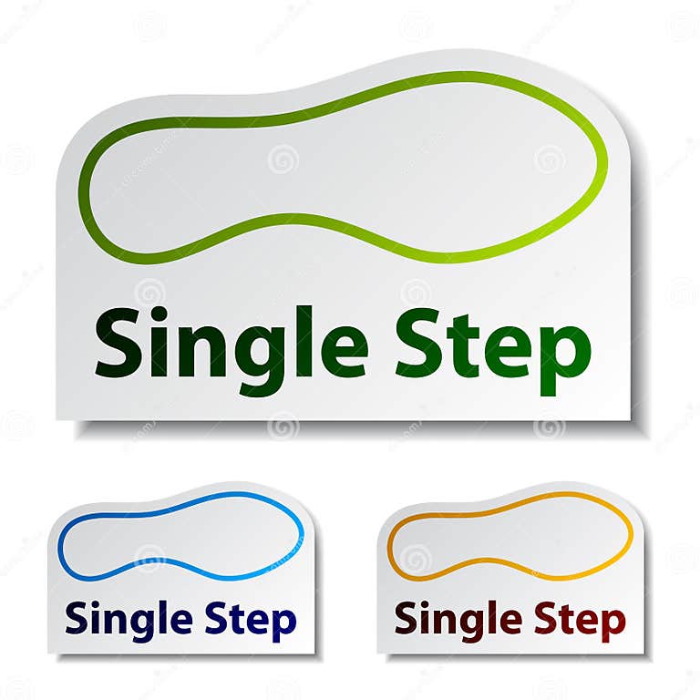 Imprint Single Step Stickers Stock Vector - Illustration of mark, boot ...