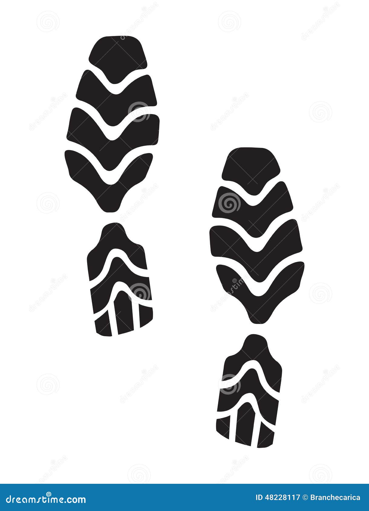 Imprint Soles Shoe Sign Icon. Shoe Print Symbol. Do Not Step. Red ...