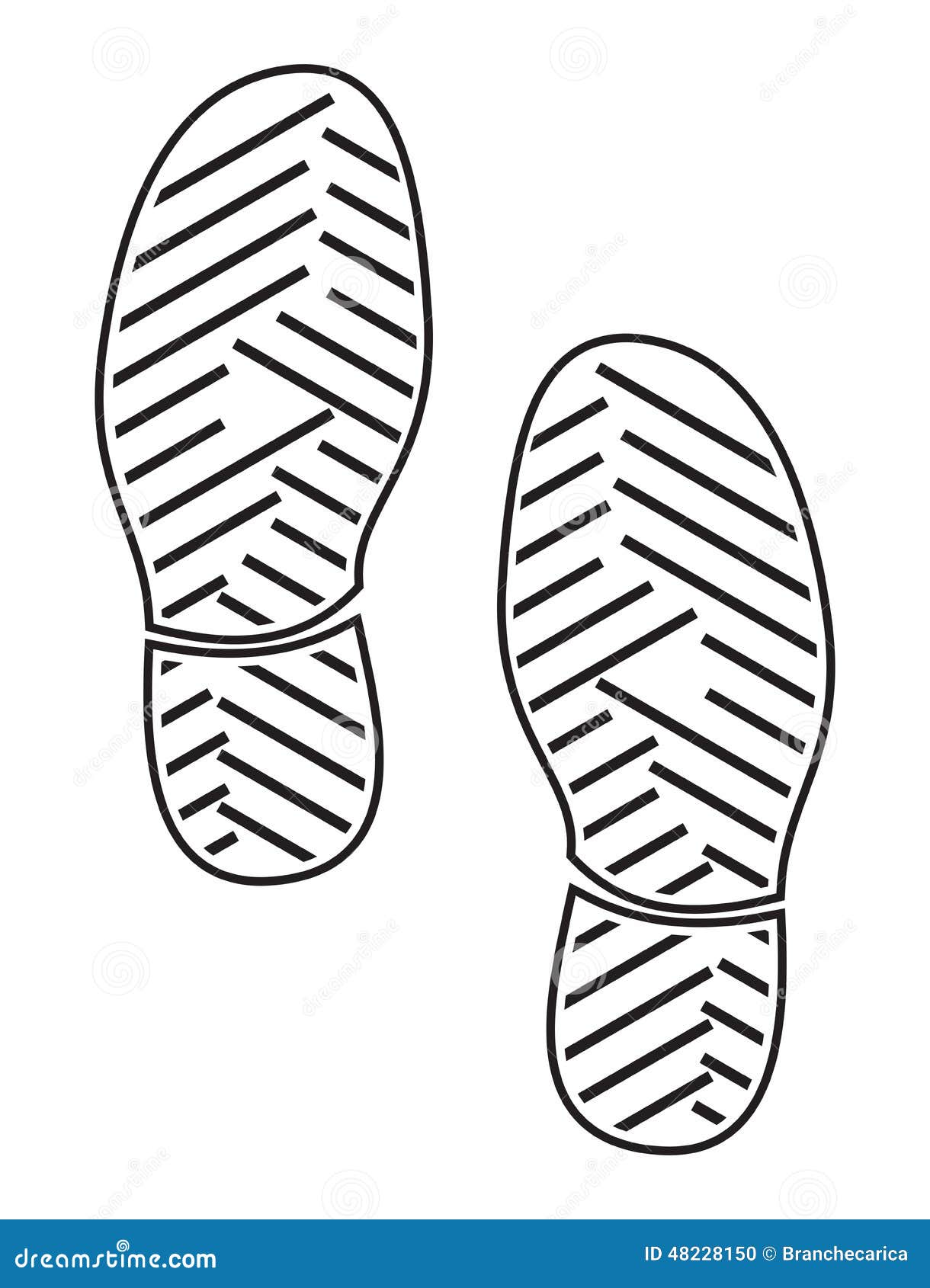 Imprint Soles Shoe Sign Icon. Shoe Print Symbol. Do Not Step. Red ...