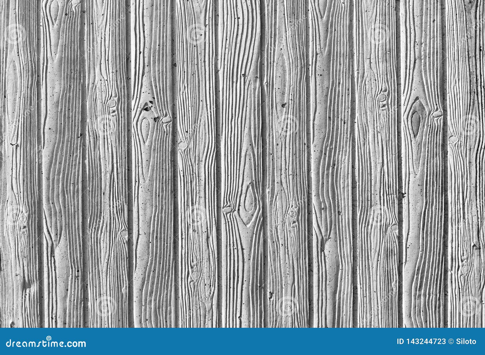 Imprint of Wood Texture in Cast Concrete Stock Image - Image of wall ...