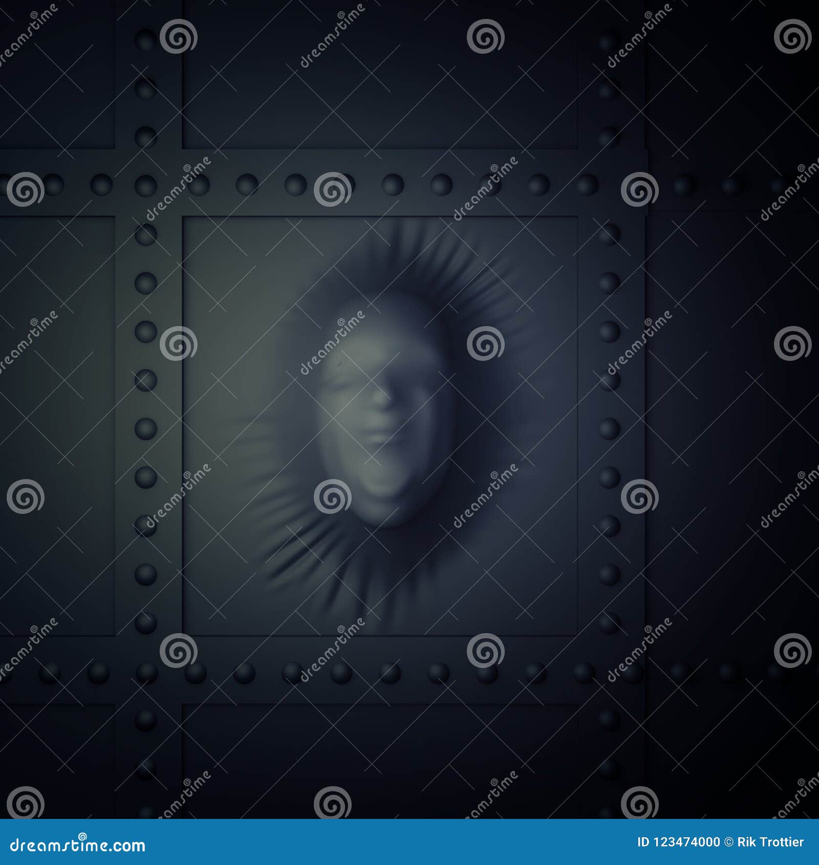 Silent Screaming stock illustration. Illustration of solid - 123474000