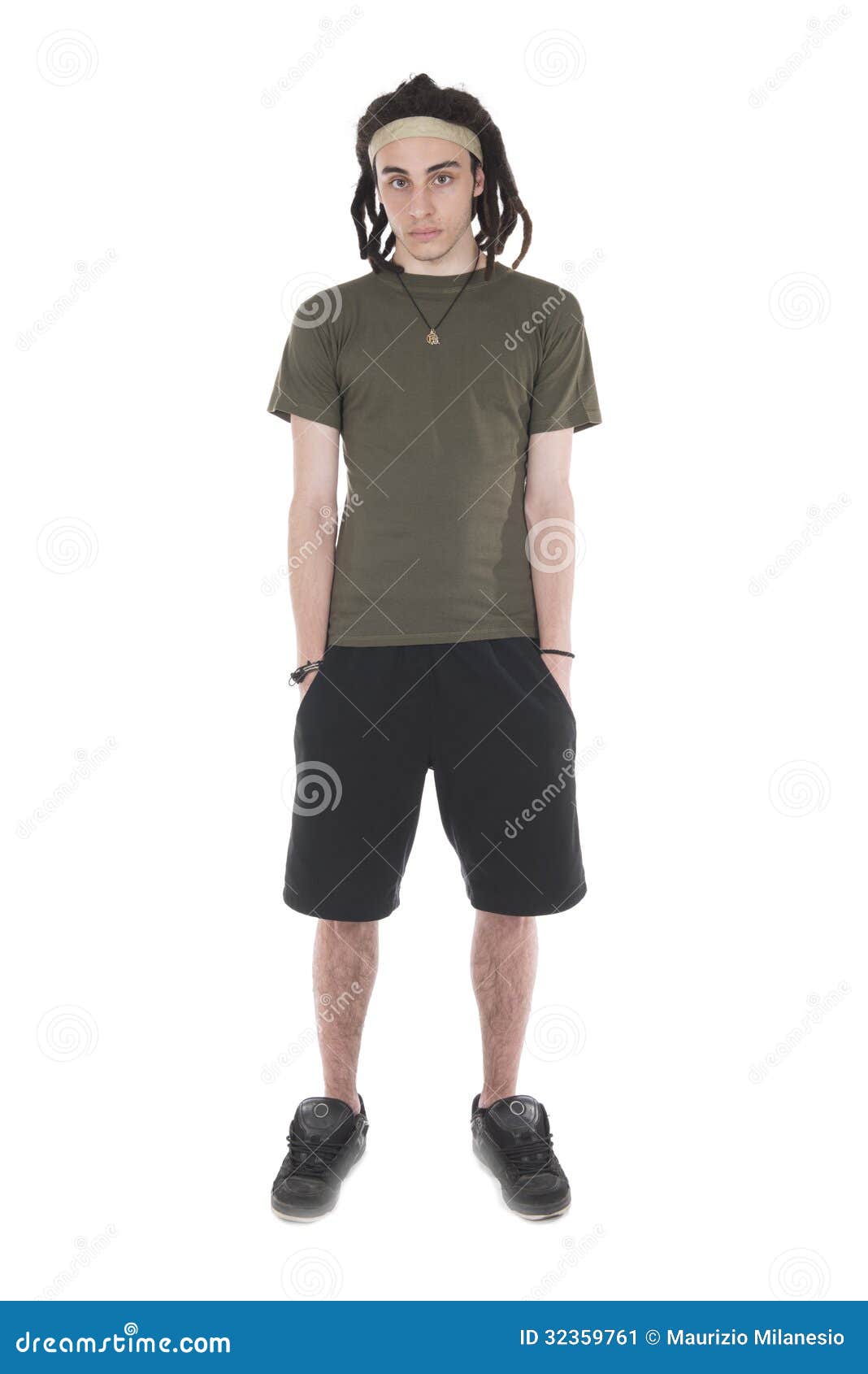 Improbable Soldier with Dreadlocks Stock Image - Image of dreadlocks ...