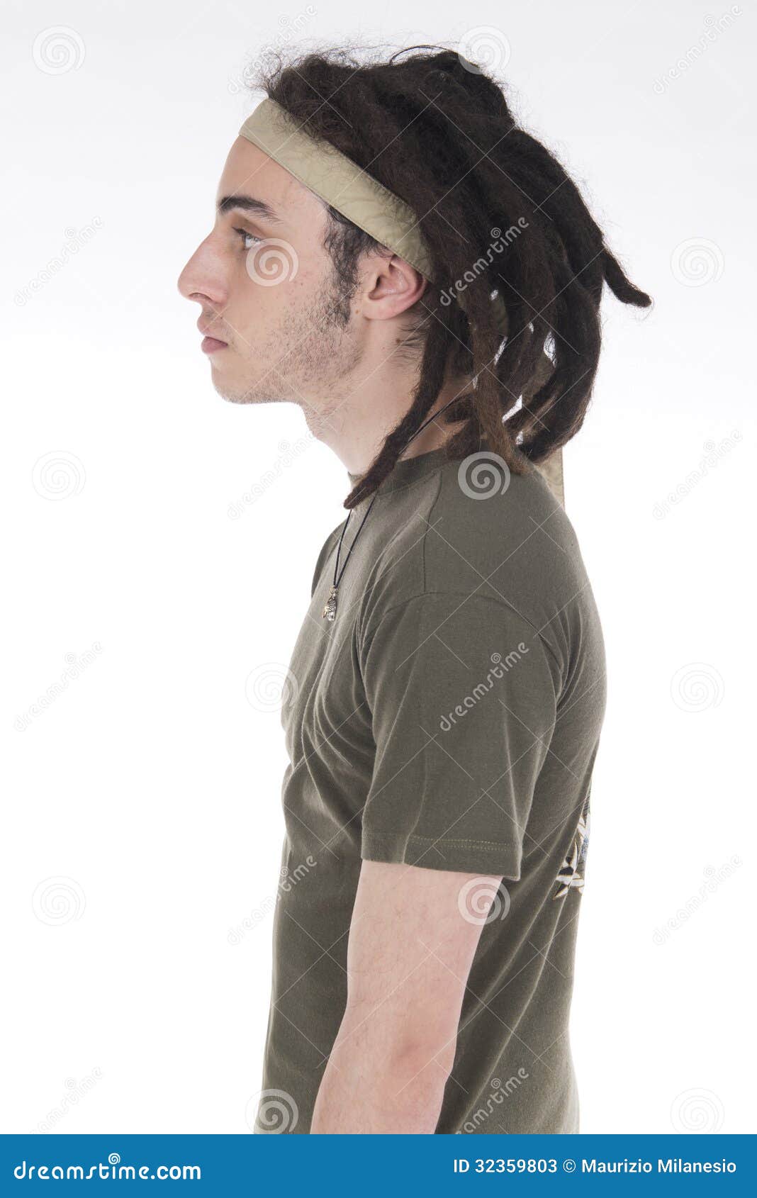 Improbable Soldier with Dreadlocks Stock Image - Image of uniform ...