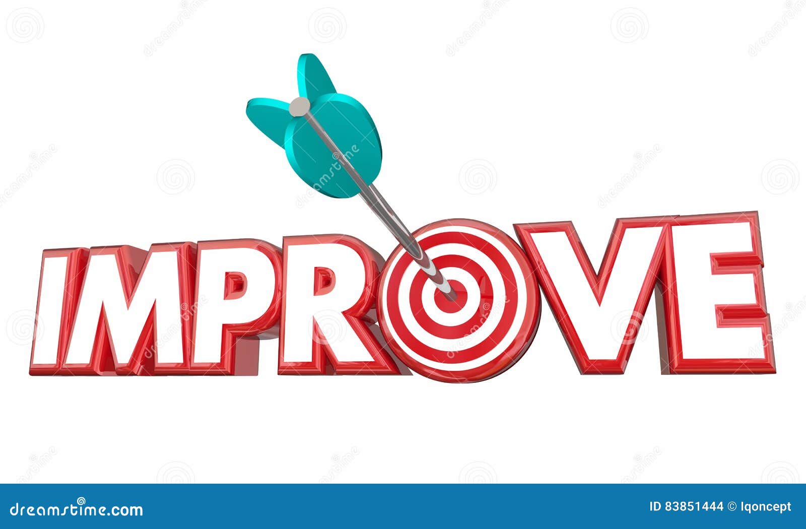 Improve Arrow Bullseye Better Results Word Stock Illustration ... Improve Arrow Bullseye Better Results Word Stock Illustration ...