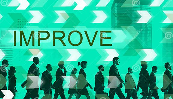 Improve Improvement Development Better Change Concept Stock Image ...