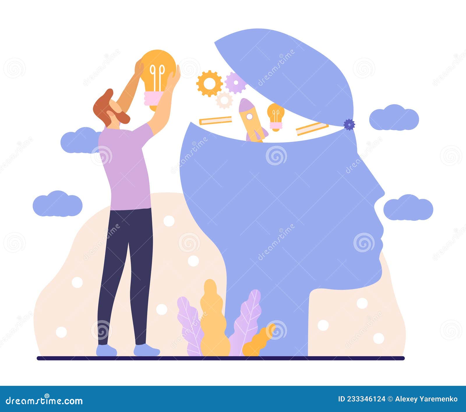 Improve Job Qualification Concept Stock Vector - Illustration of ...