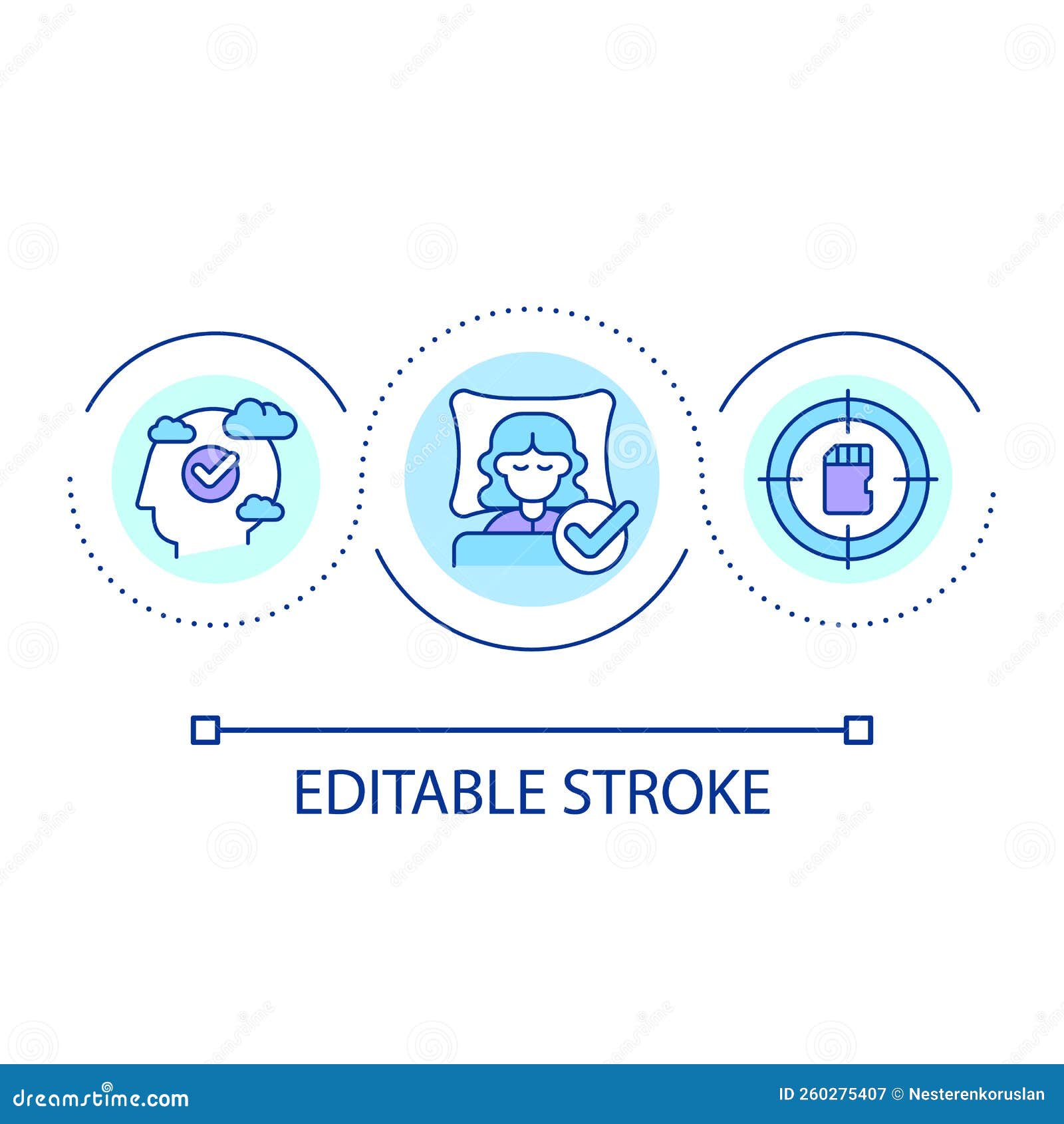 Improve Memorization Loop Concept Icon Stock Illustration ...