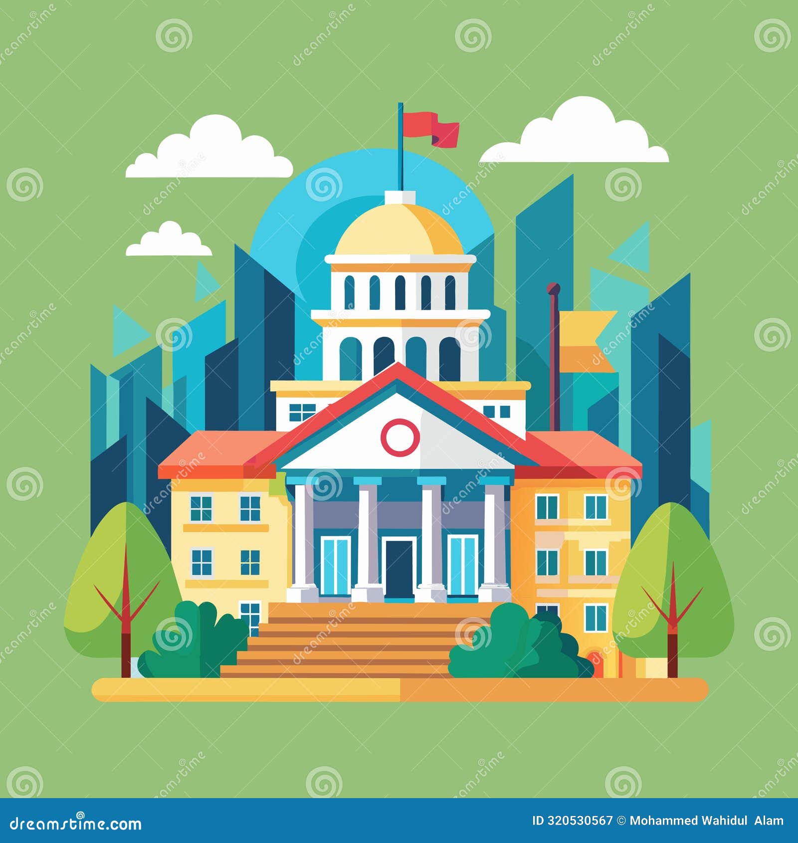 Improve-public-services Vector Illustration Stock Vector - Illustration ...