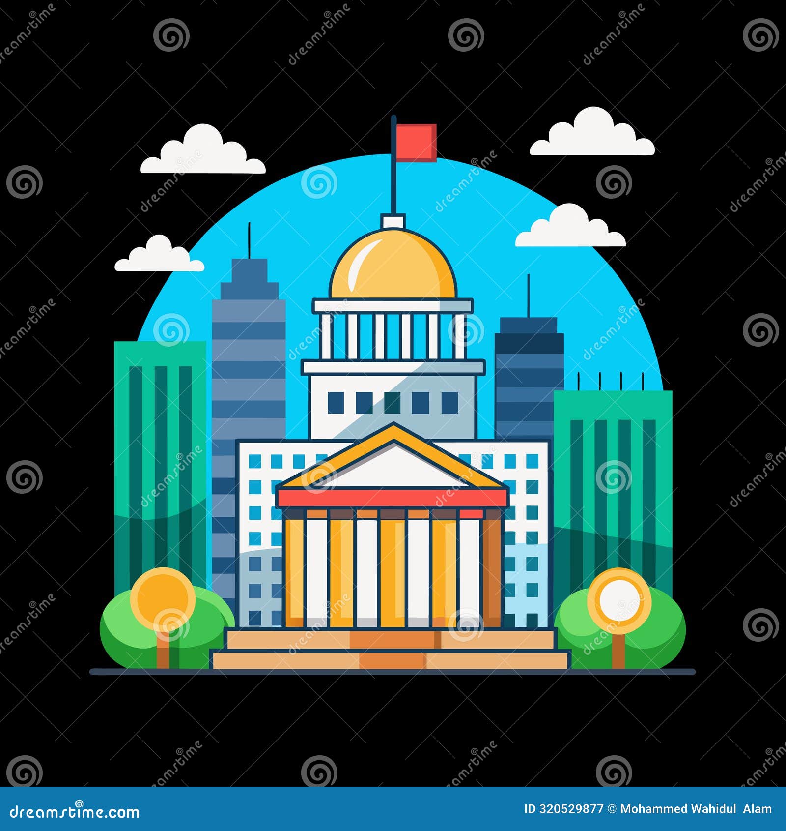 Improve-public-services Vector. Stock Vector - Illustration of ...