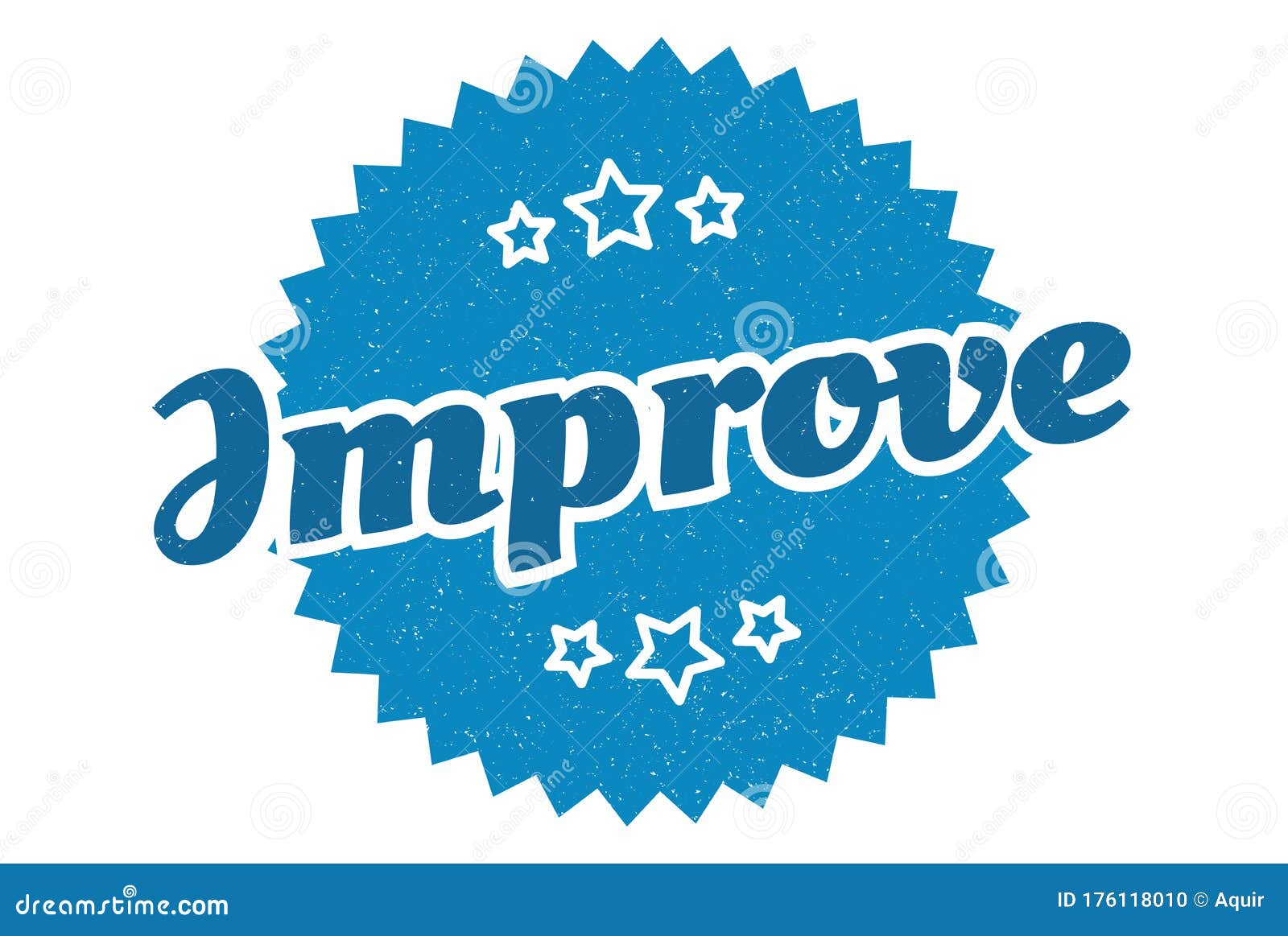 Improve Sign. Improve Vintage Retro Label Stock Vector - Illustration ...