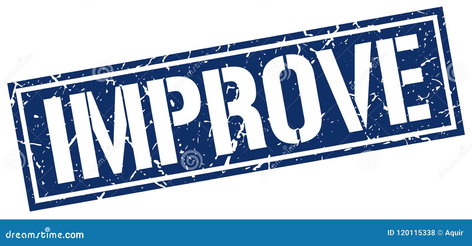 Improve stamp stock vector. Illustration of sign, vintage - 120115338